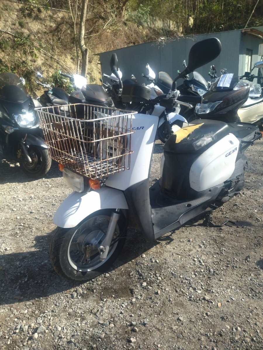 Yahoo!オークション - 番号2.9YAMAHA ギア50/ シロ型式 UA06走行...