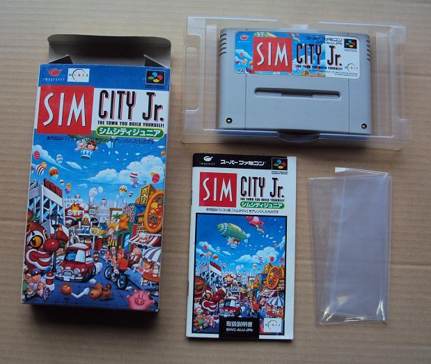 Yahoo!オークション - ・SFC 「 シムシティジュニア SIM CITY Jr.