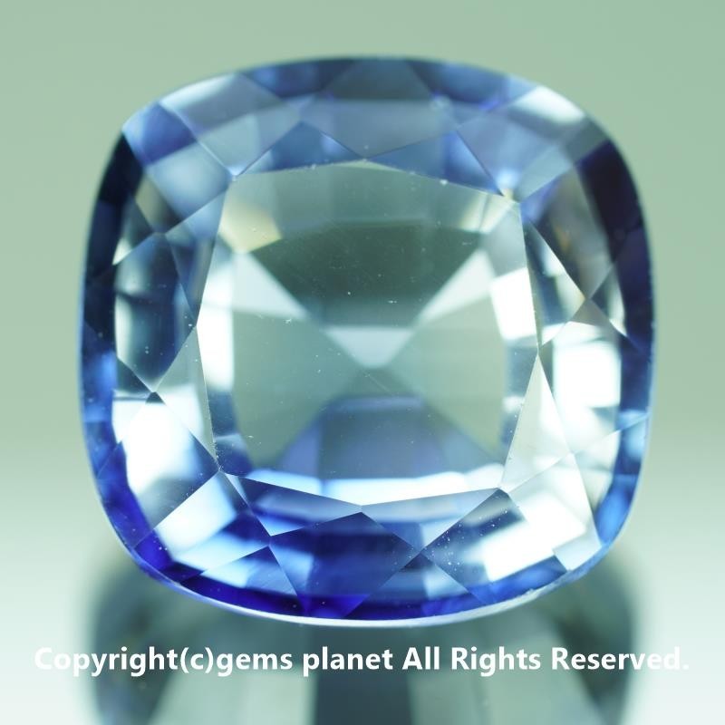 Yahoo!オークション - 8.21ct セイロンブルー シンセティックサファイ...