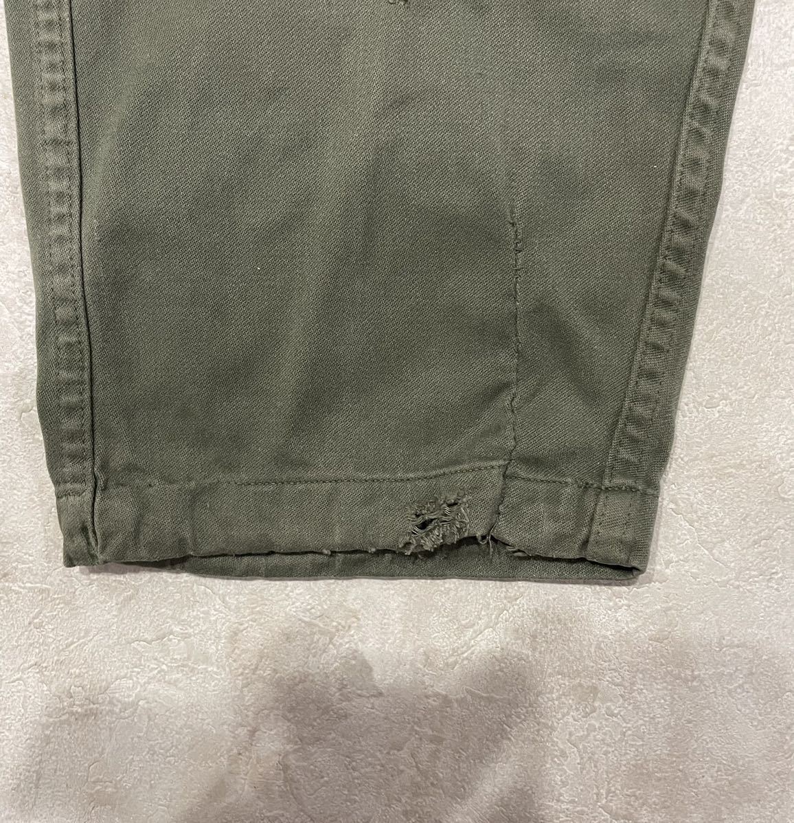 Yahoo!オークション - 70'sフランス軍M64パンツ76Cヴィンテージ カーゴ...