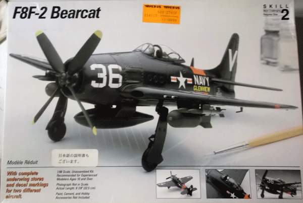 Yahoo!オークション - テスター/1/48/アメリカ空軍グラマンF8F-2ベアキ...
