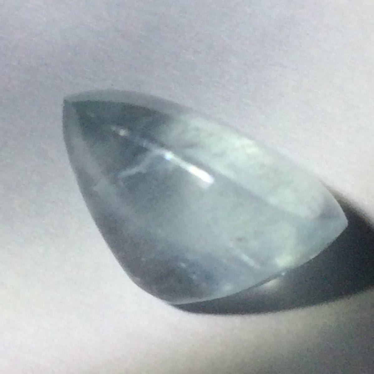 Yahoo!オークション - ミルキー アクアマリン 4.03ct エメラルドカボッ...