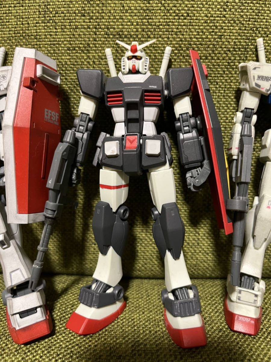 完成品 RX-78ガンダム5機セット HGUC RG REVIVE ミキシング 全塗装 限定クリアー 機動戦士ガンダム(中古)のヤフオク落札情報