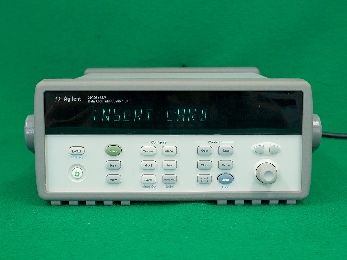 アジレントテクノロジー データ収集/データロガー スイッチ ユニット 34970A Data Acquisition/Switch Unit Agilent Technologies ...