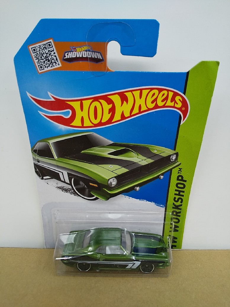 HOTWHEELSホットウィール HW WORKSHOP 1:64 ’70 PLYMOUTH AAR CUDA グリーン×黒×白 プリマス ミニカー(乗用車)｜売買されたオークション情報 ...