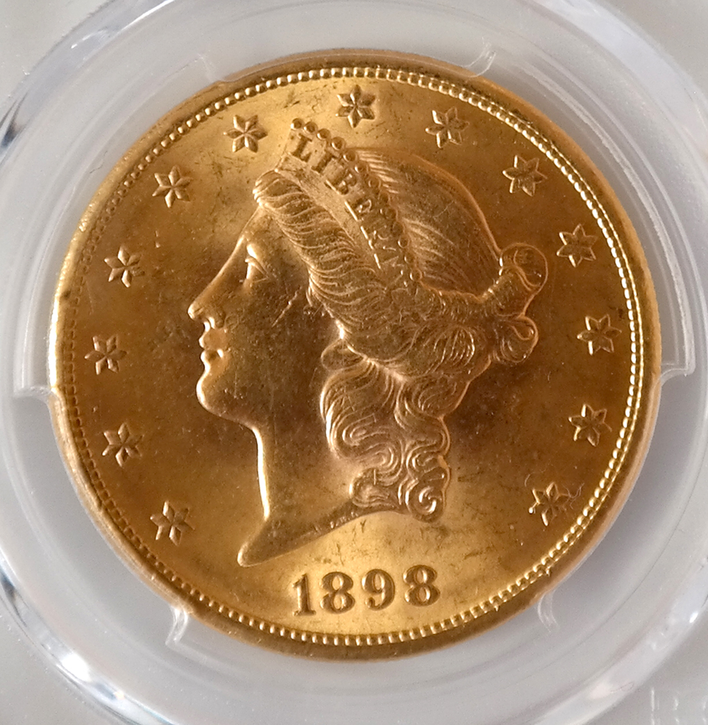 アメリカ 1898-S リバティヘッド 20ドル 1オンス 金貨 PCGS MS62 34ミリ 重量33.436グラム 1.07オンス(北アメリカ)｜売買されたオークション情報、yahooの ...