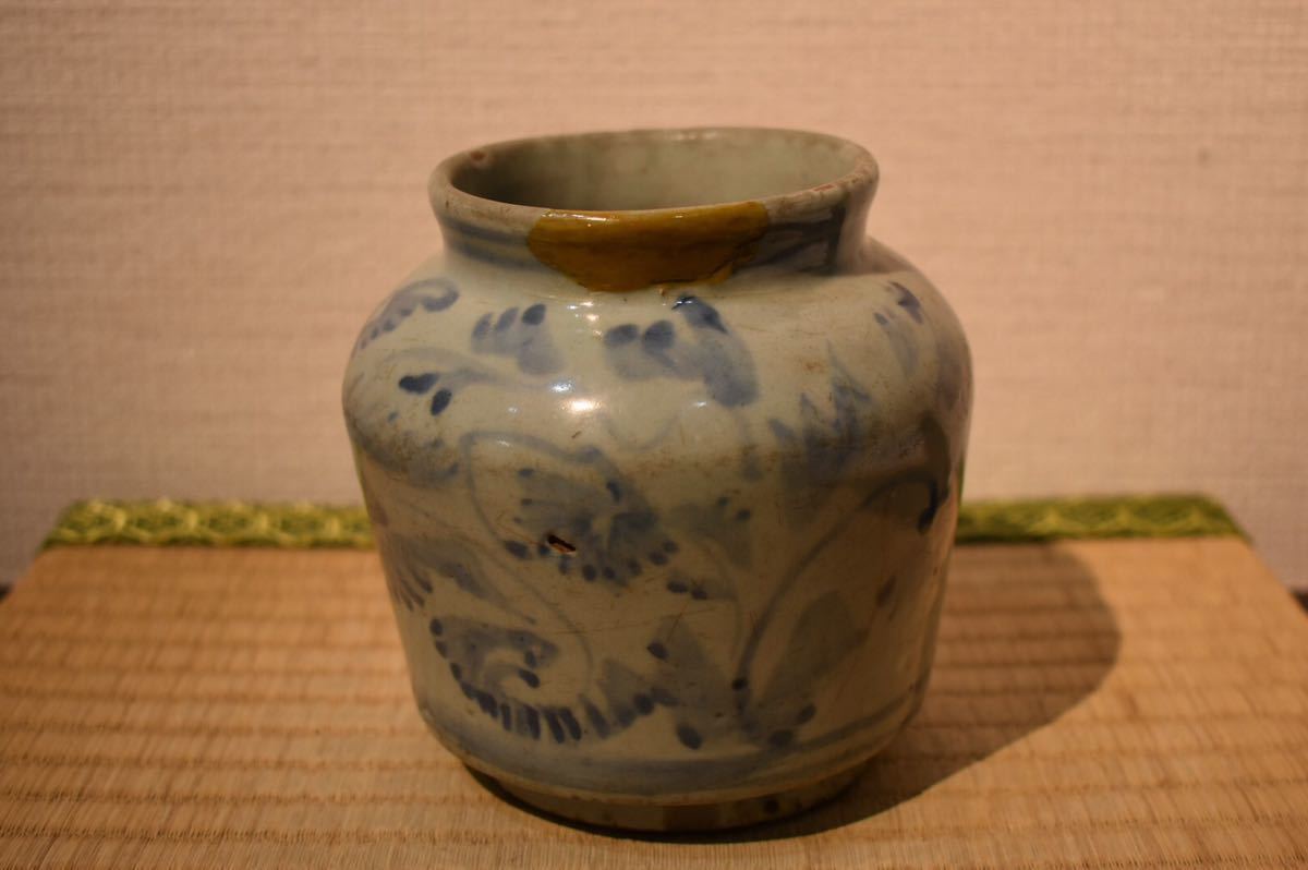 Yahoo!オークション - 【GE】E918【コレクター所蔵品】時代 李朝染付瓶...