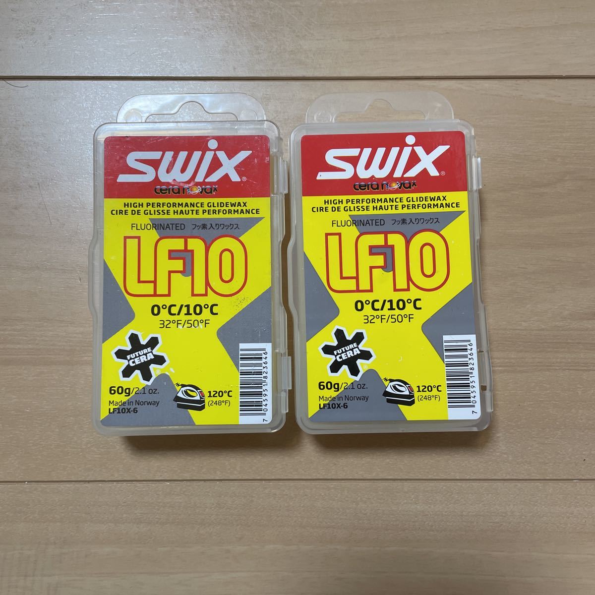 Yahoo!オークション - 未使用 SWIX LF10 WAX フッ素入り 60g スウィッ...