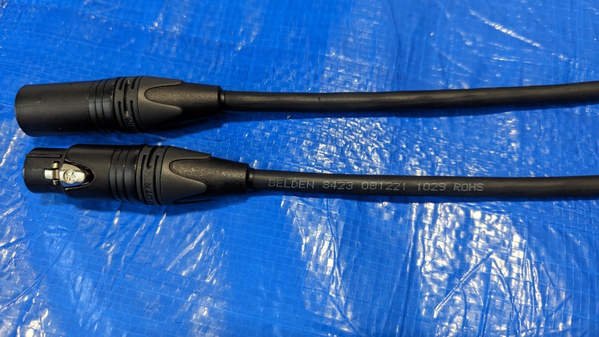Yahoo!オークション - BELDEN8423 ベルデン8423 XLRケーブル1.5M エー...