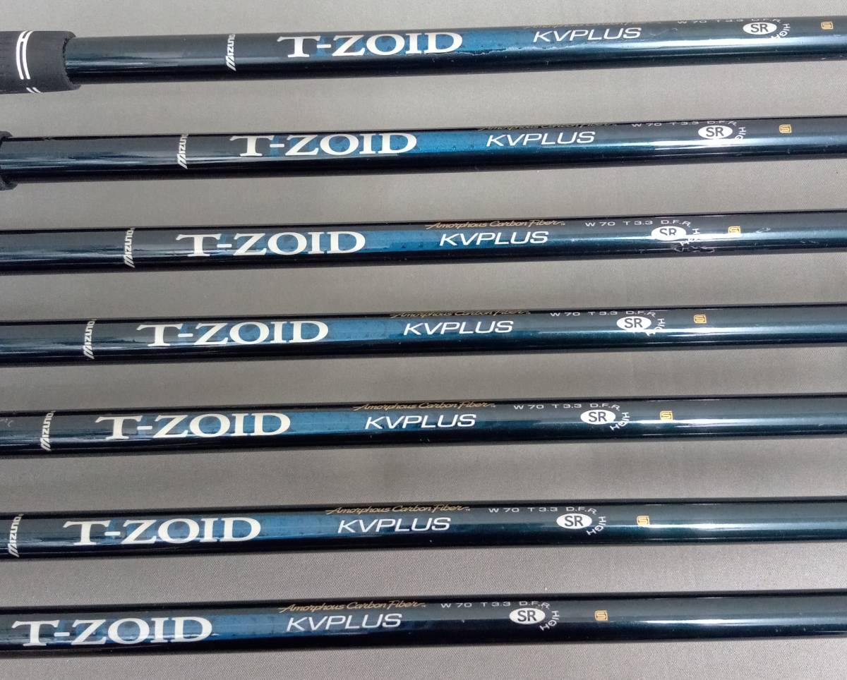 アイアンセット MIZUNO T‐ZOID PRO PLUS 7本セット シャフトT-ZOID KVPLUS フレックスSR ミズノ(ミズノ)｜売買されたオークション情報、yahooの商品情報 ...