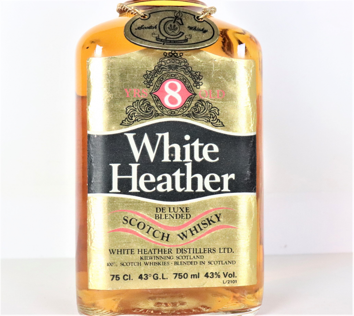 未開栓 White Heather De Luxe 8yrs old SCOTCH WHISKY ホワイト ヘザー デラックス 8年 ウイスキー特級 750ml 43度 003FEJT58 ...