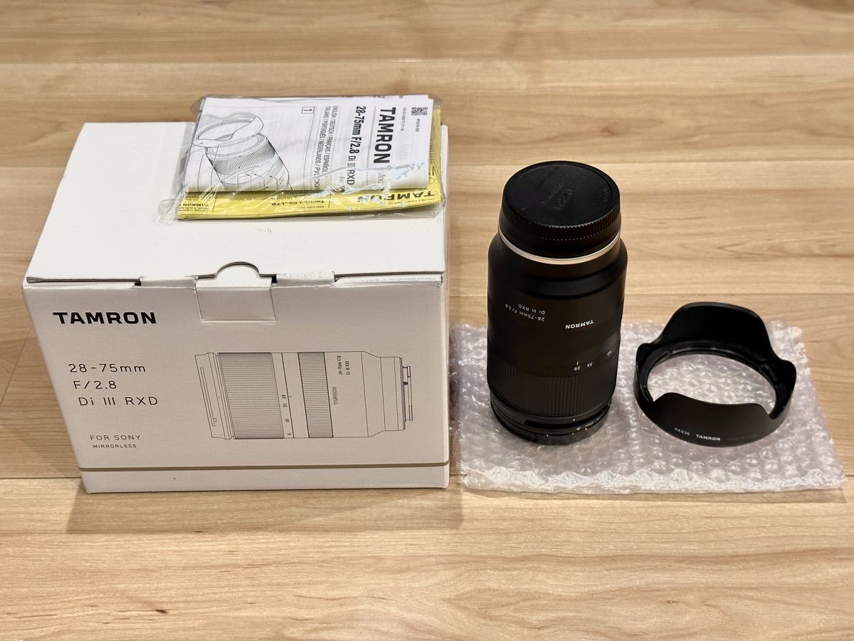 タムロン TAMRON 28-75mm F/2.8 Di III RXD ソニーEマウント用 Model A036 低シャッター 室内利用(ソニー、ミノルタ)｜売買されたオークション情報 ...