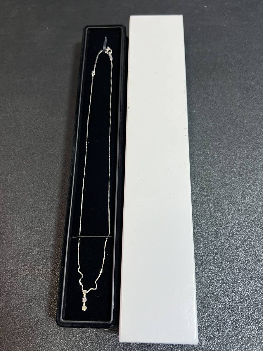 Yahoo!オークション - 美 TOKIWA ネックレス K10 WG 0.10 ダイヤ