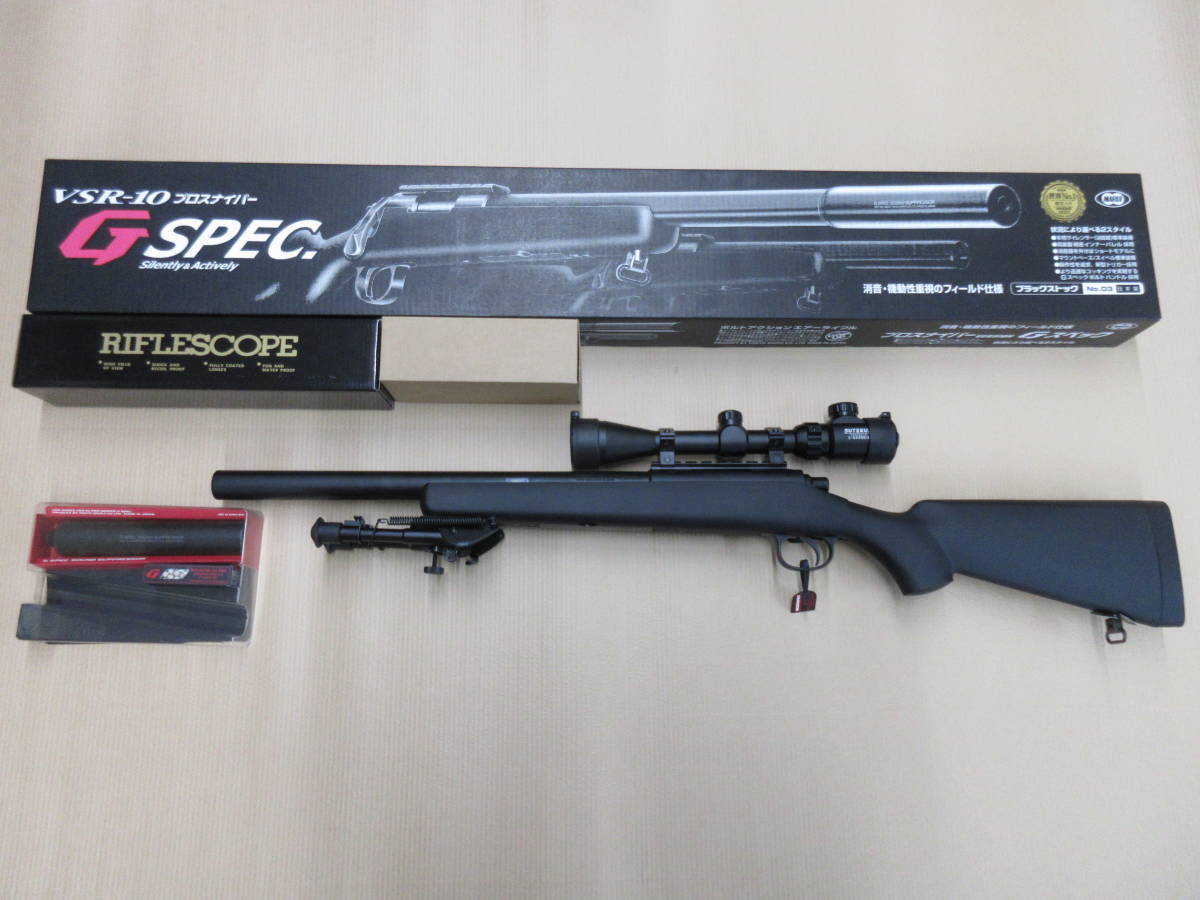 Yahoo!オークション - 東京マルイ VSR-10 Gスペック(ブラック)新品 リ...