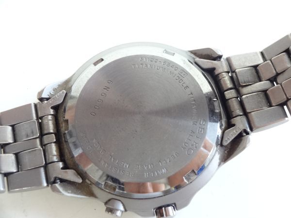 Yahoo!オークション - T512-E87-47 不動 SEIKO セイコー AGS 5M22-6B40...