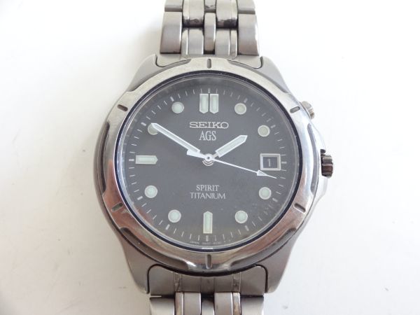 Yahoo!オークション - T512-E87-47 不動 SEIKO セイコー AGS 5M22-6B40...