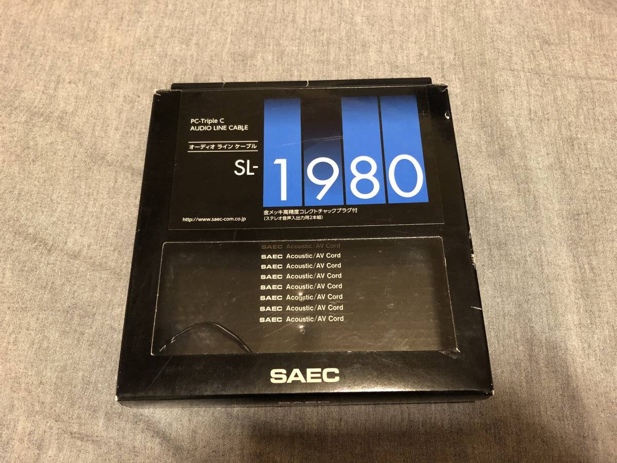 Yahoo!オークション - SAEC サエク SL-1980 RCAケーブル PC-Triple C 1...