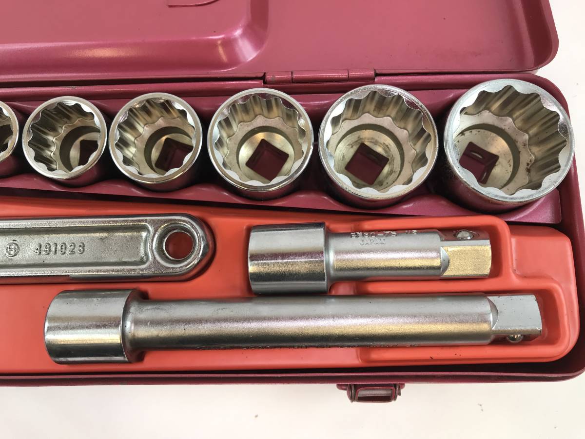 Yahoo!オークション - KTC B3013R 12.7sq. ソケットレンチセット 13コ...