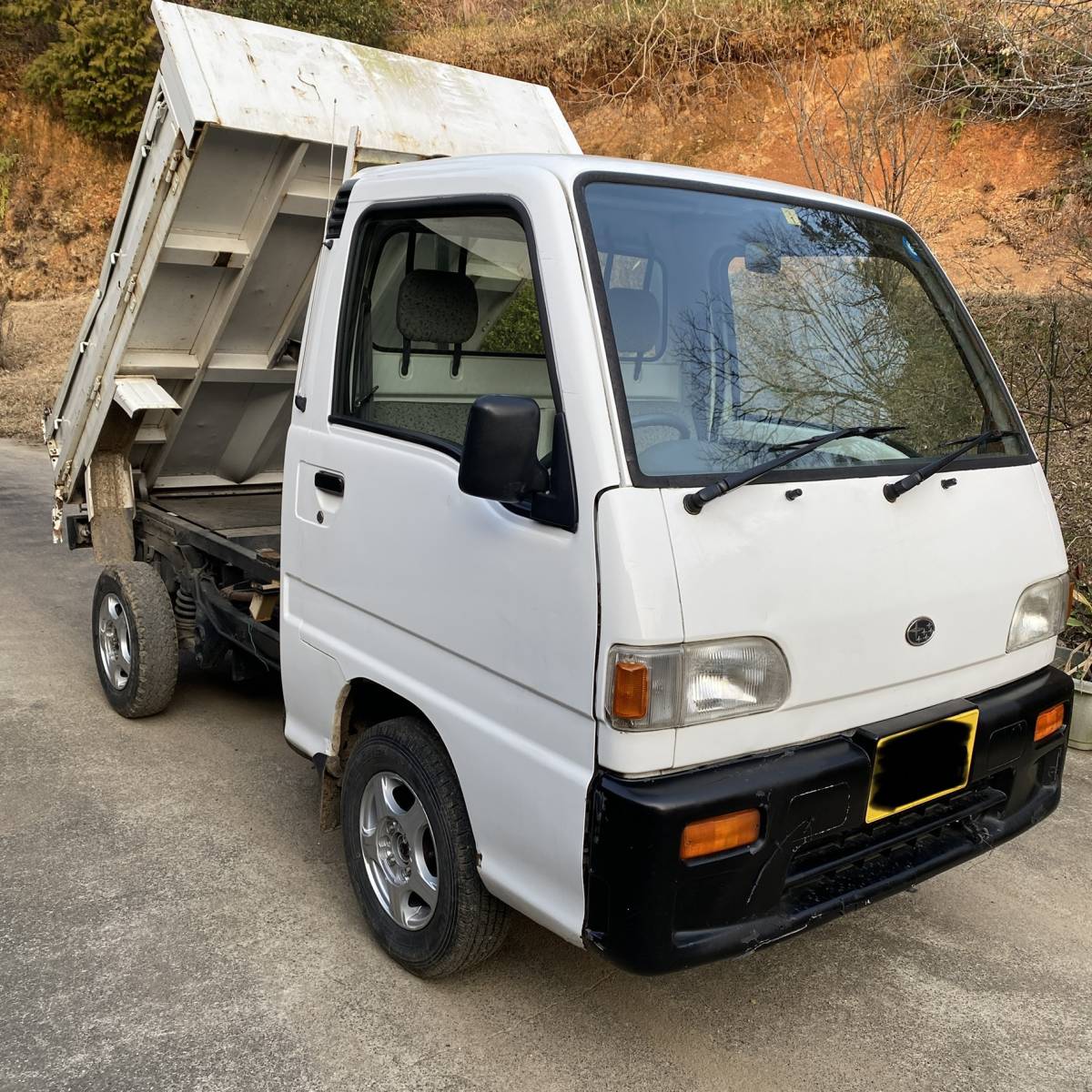 Yahoo!オークション - スバル サンバートラック ダンプ KS4 H9年式 機...