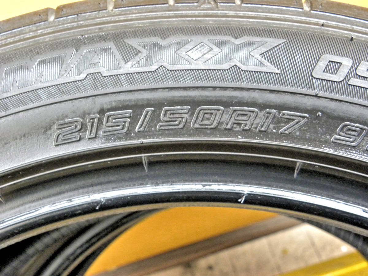 Yahoo!オークション - 中古 ダンロップ SPスポーツ MAXX 050 215/50R17...