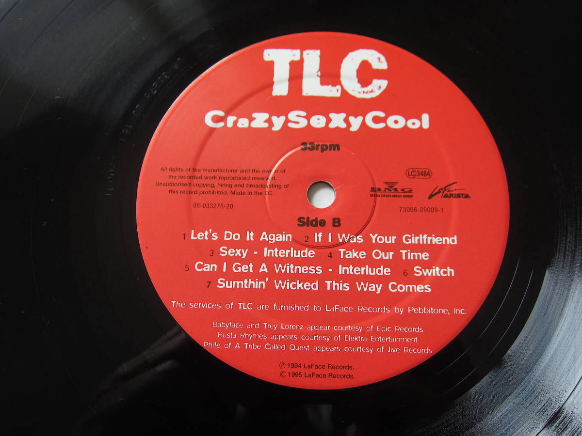 Tlc Crazy Sex Cool レアアナログ Eu盤オリジナル 盤良好randb、ソウル|売買されたオークション情報、yahooの商品