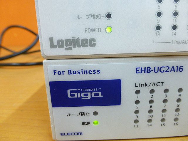 Yahoo!オークション - 3115P Logitec ロジテック LAN-GSW16P/HGW・ELEC...