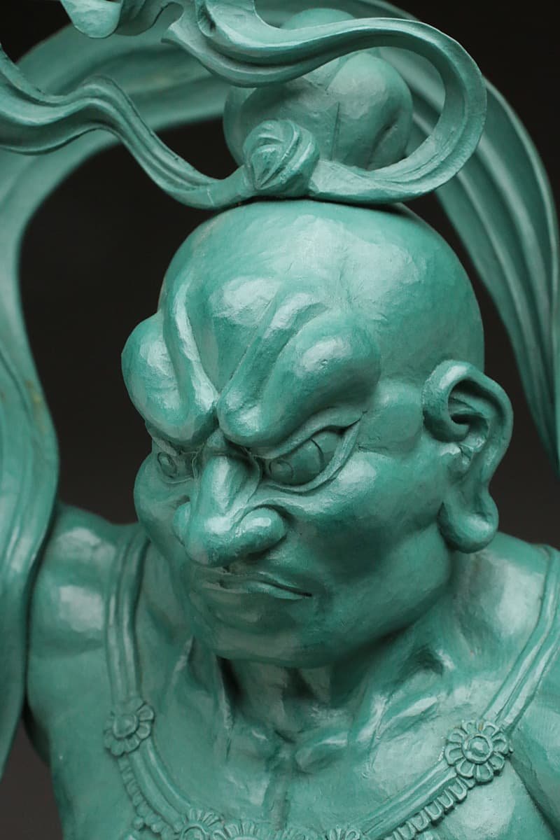 Yahoo!オークション - EI857 【大仏師 松久宗琳 作】希少 重厚 大型 ブ...