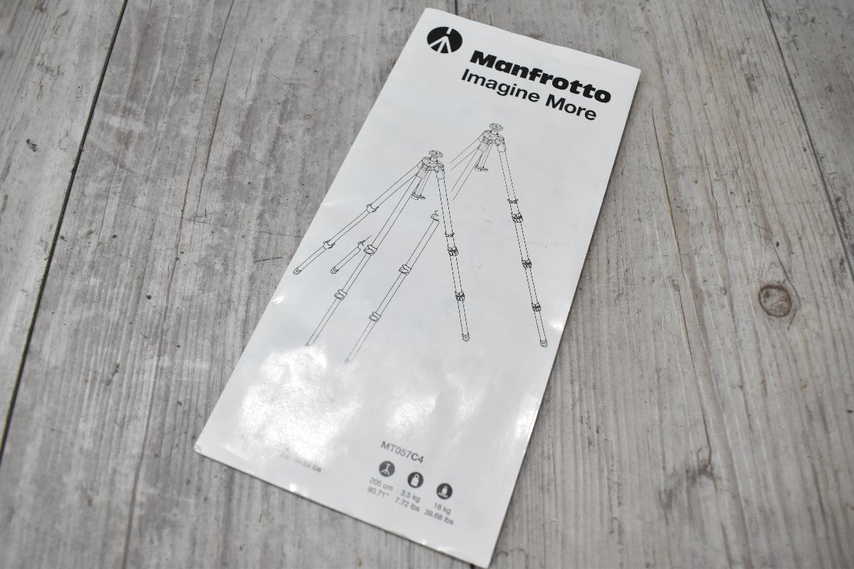 Yahoo!オークション - s211 中古 Manfrotto マンフロット 三脚 MT057C...