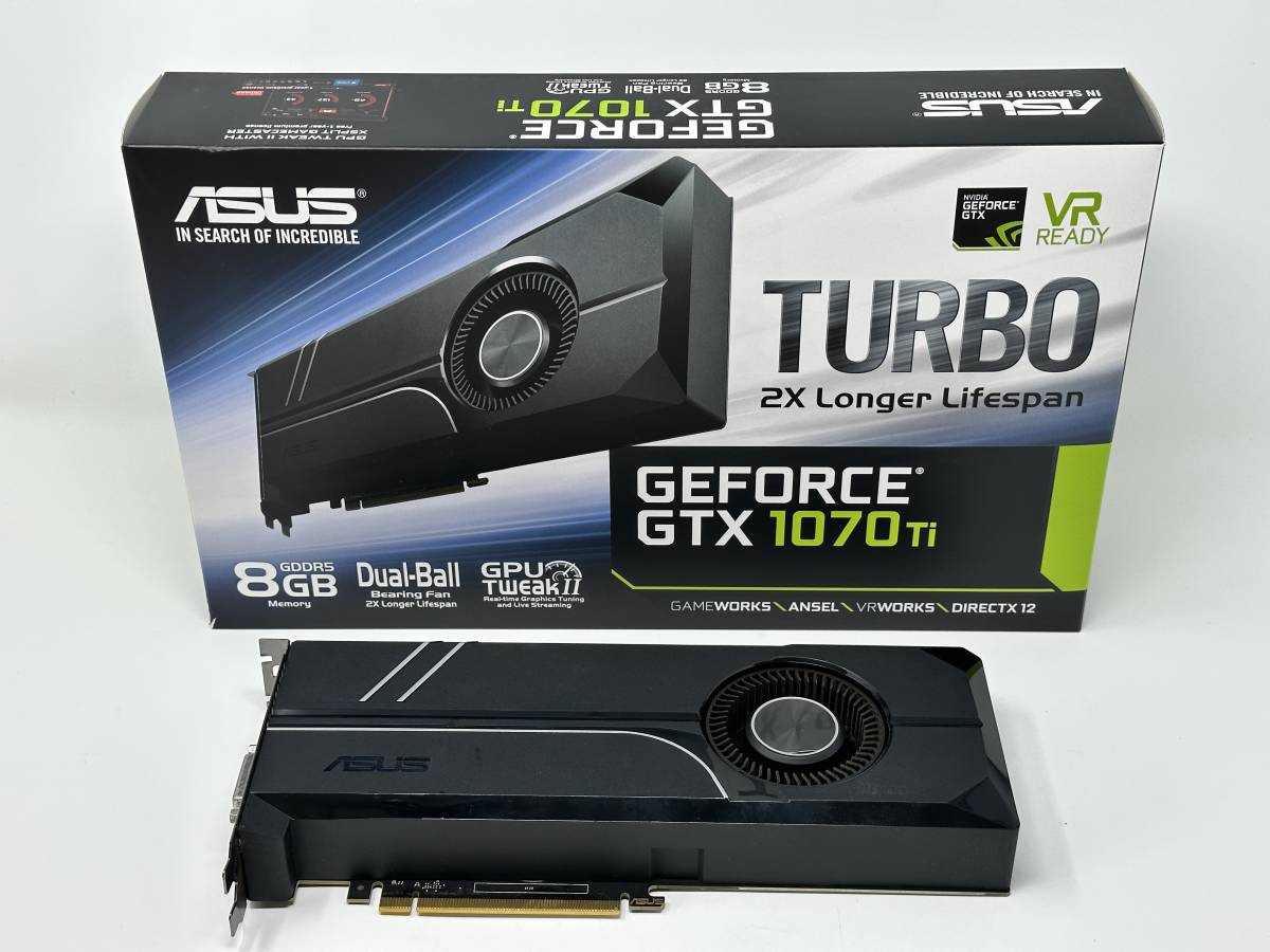 Yahoo!オークション - ASUS TURBO-GTX1070TI-8G グラフィックスボード ...