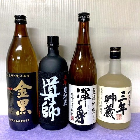 Yahoo!オークション - 焼酎(芋・麦）900ml/720ml 4本セット