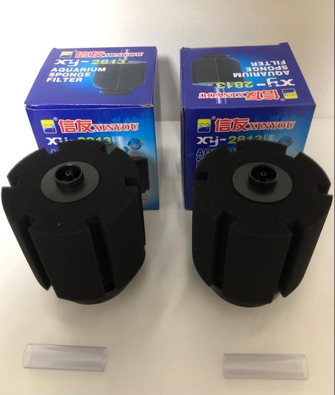 Yahoo!オークション - バイオスポンジフィルター XY-2813 金魚水槽ア...