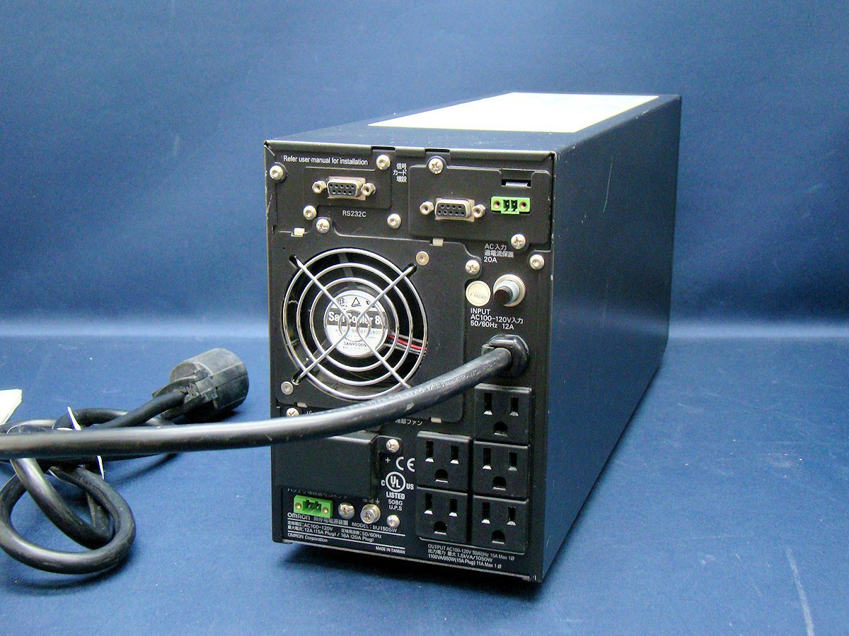 Yahoo!オークション - OMRON オムロン BU150SW 無停電電源装置 UPS 常...