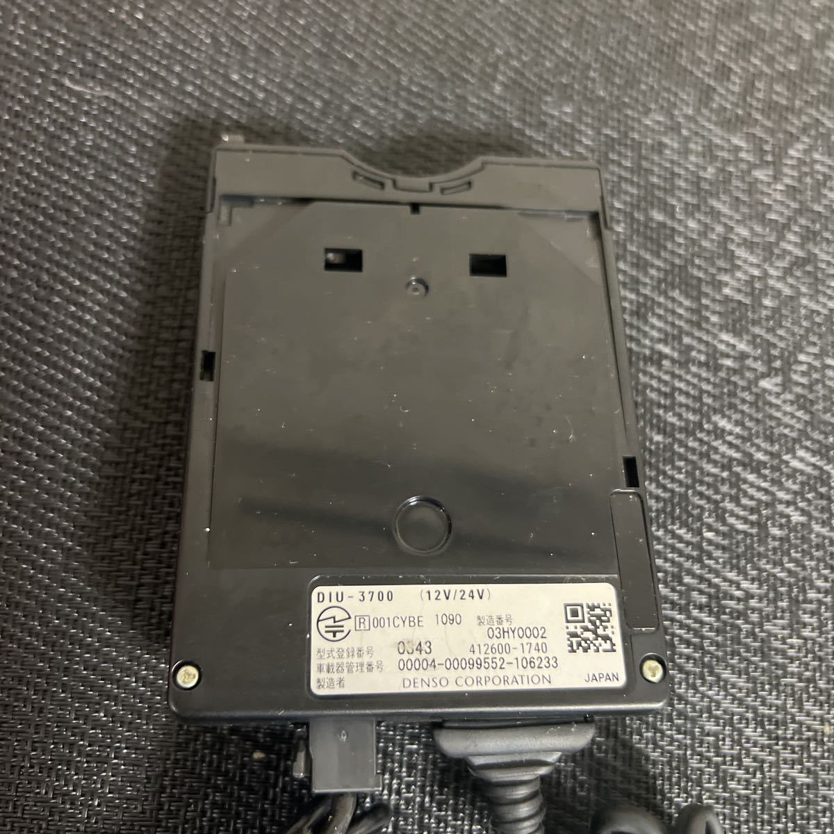 Yahoo!オークション - ETC デンソー DIU-3700軽自動車から外しました中...