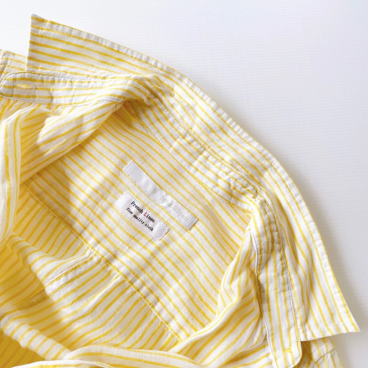Spick&Span スピック&スパン シャツ ブラウス 麻100% リネン100 Spick&Span スピック&スパン シャツ ブラウス 麻100% リネン100