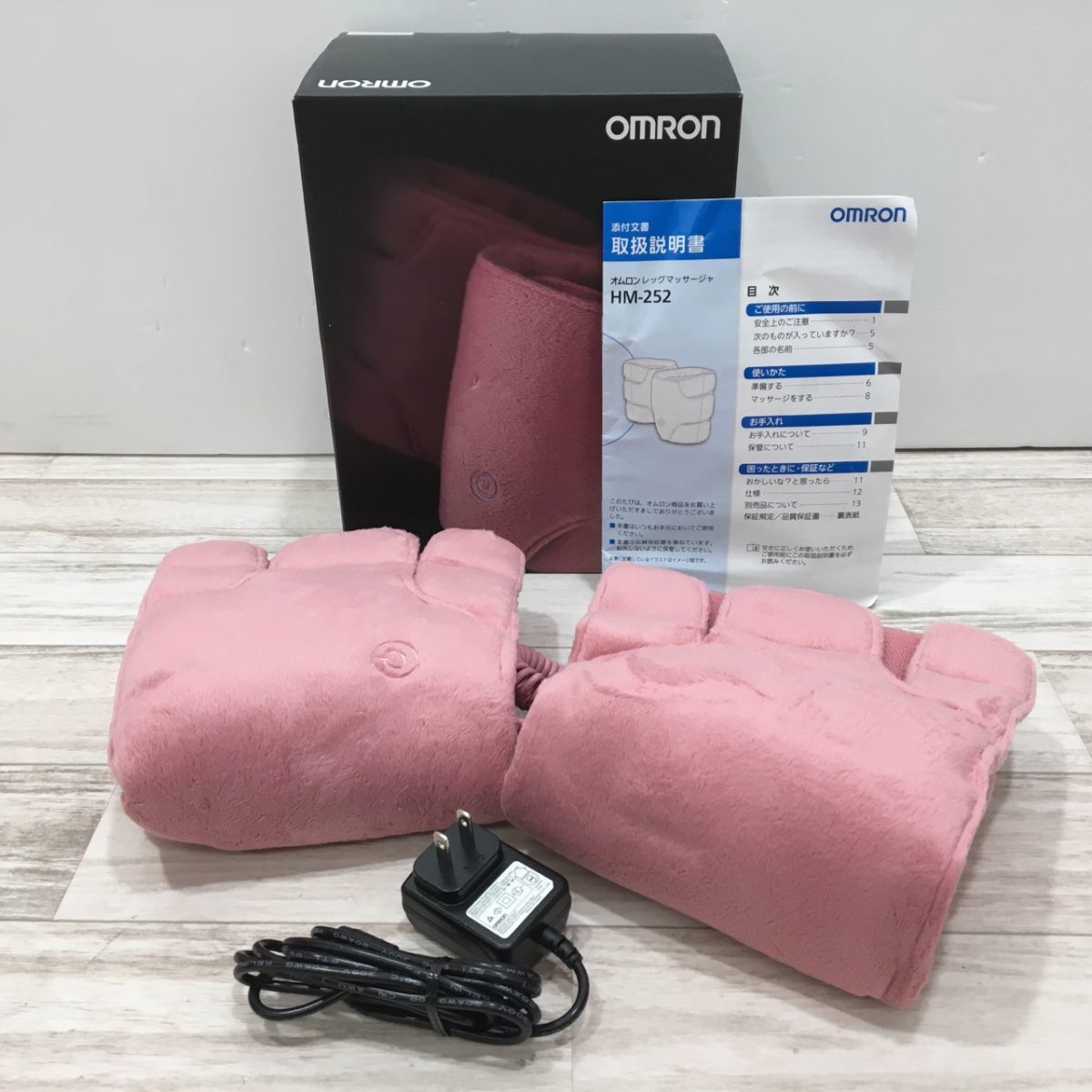 Yahoo オークション Omron オムロン レッグマッサージャ Hm 252 Pk