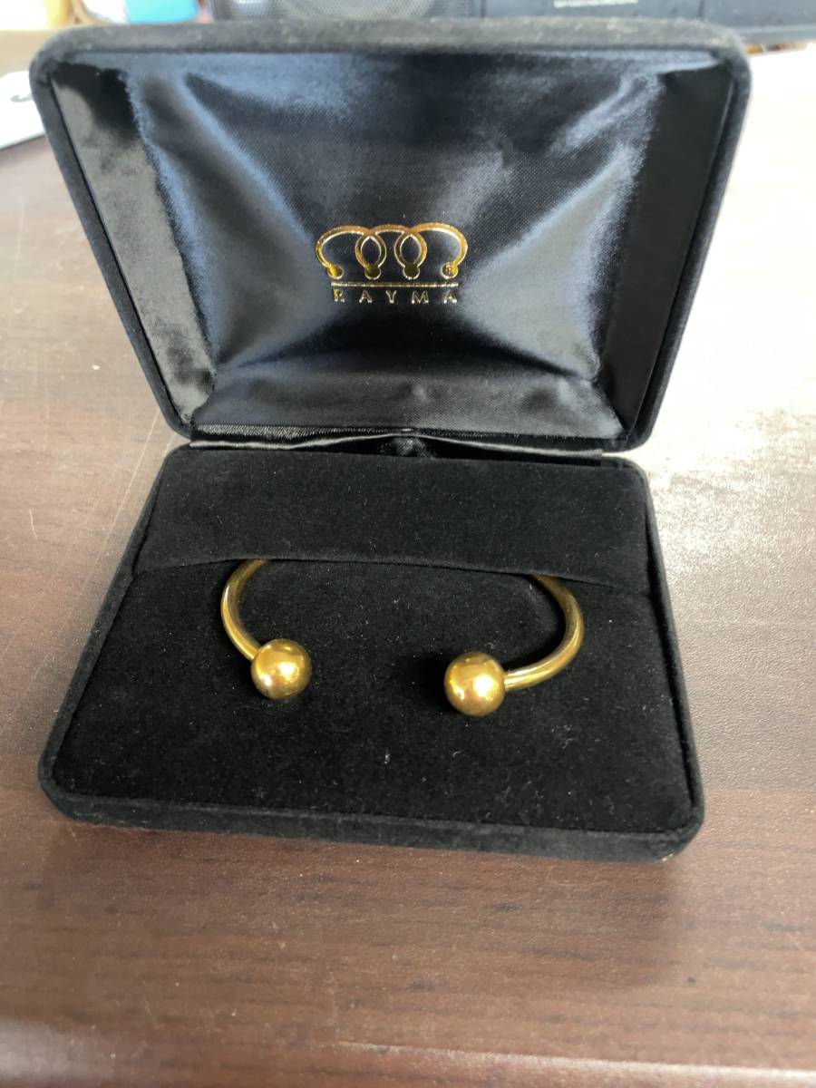 Yahoo!オークション - RAYMA ライマ 18K メッキ ブレスレット 箱付 ア...