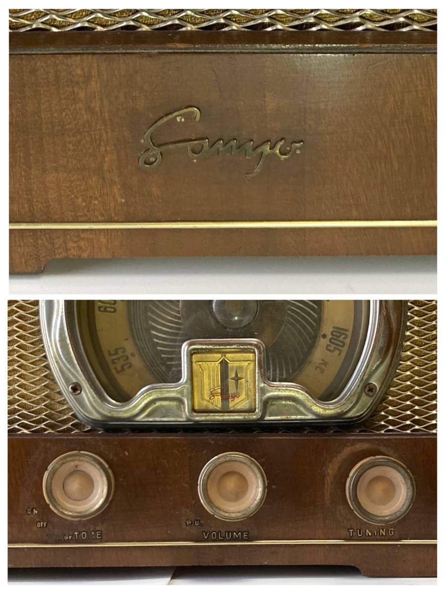 Yahoo!オークション - SANYO サンヨー 真空管ラジオ SS-148型 古いラジ...