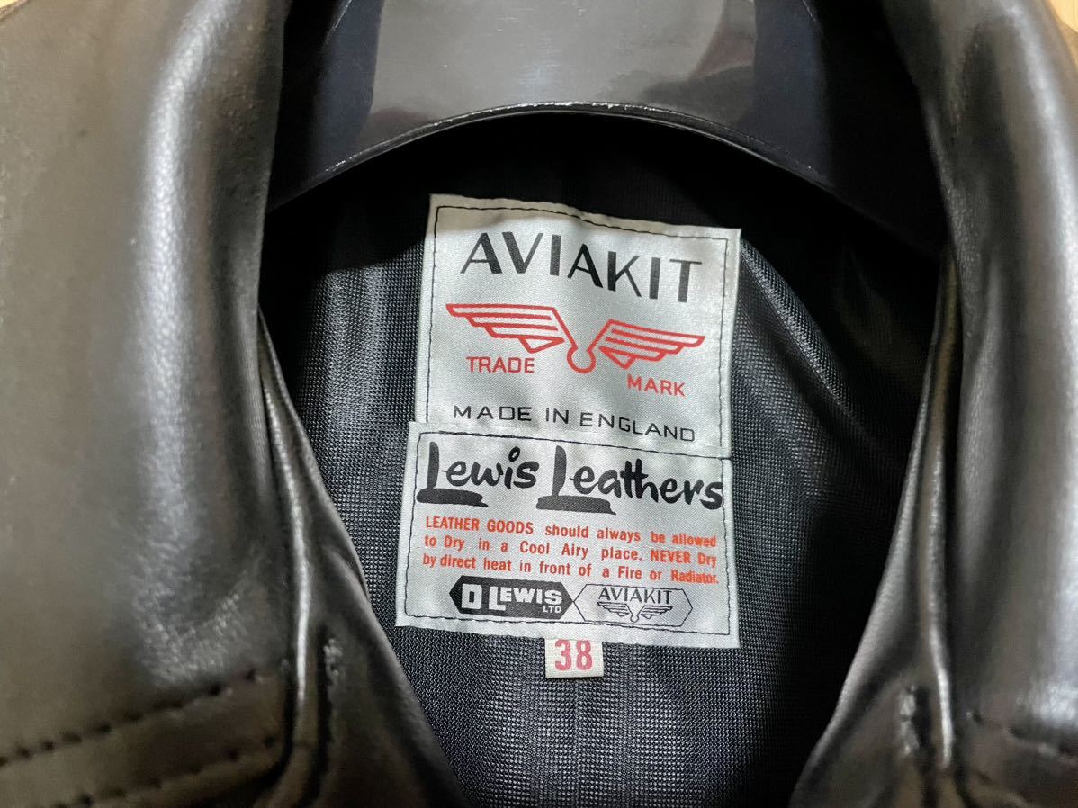 極上革質 美品 Lewis Leathers ルイスレザー 441Tサイクロン 極上革質 美品 Lewis Leathers ルイスレザー 441Tサイクロン