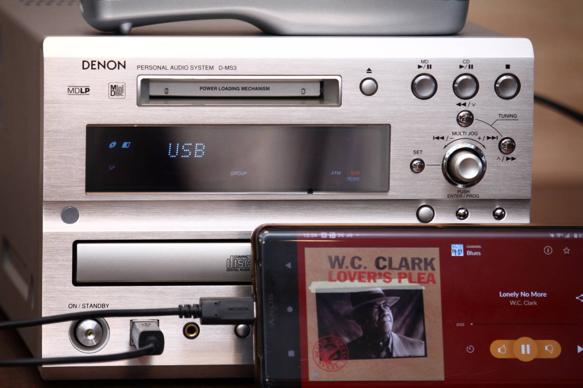 DENON D-MS3 CD/MD/TUNER/AMP/USB DAC ミニコンポ 極美品 美音 1週間返品保証(中古)のヤフオク落札情報