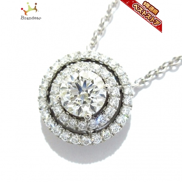 Yahoo!オークション - 磨き済み グラフ GRAFF ネックレス - K18WG×ダ...