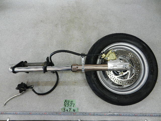 Yahoo!オークション - 9327 HC07 エイプ100 フロントフォーク ホイール...