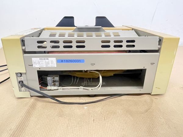 Yahoo!オークション - Z414-K46-46 RISO リソー 理想科学工業 卓上製本...