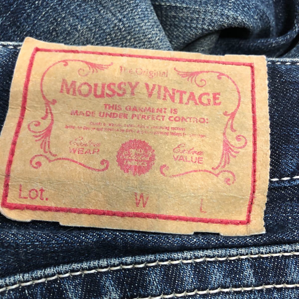 Yahoo!オークション - NS040 MOUSSY VINTAGE マウジー スキニーデニム ...