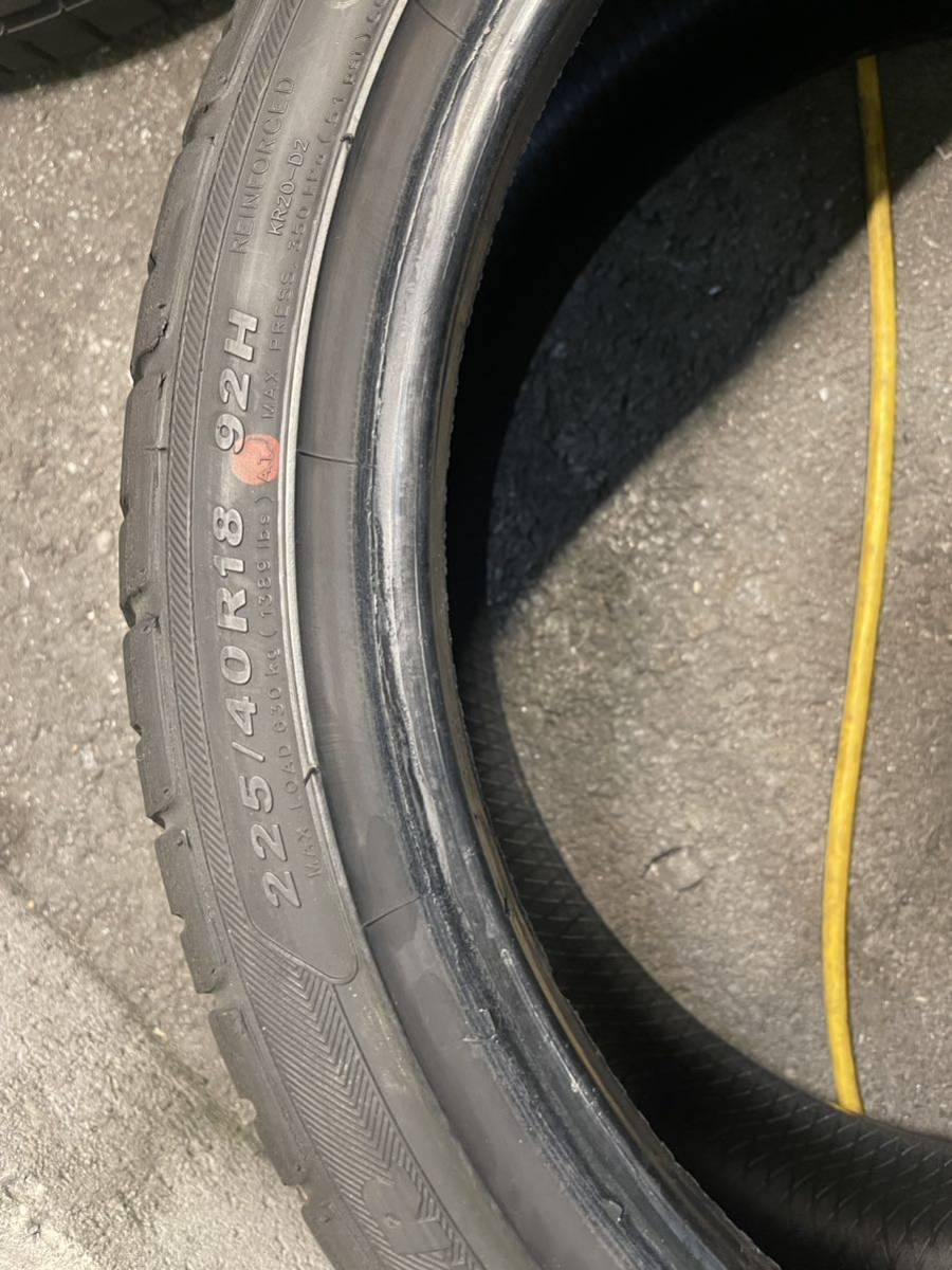 Yahoo!オークション - KENDA KAISER KR20 225 40 18 2本 B