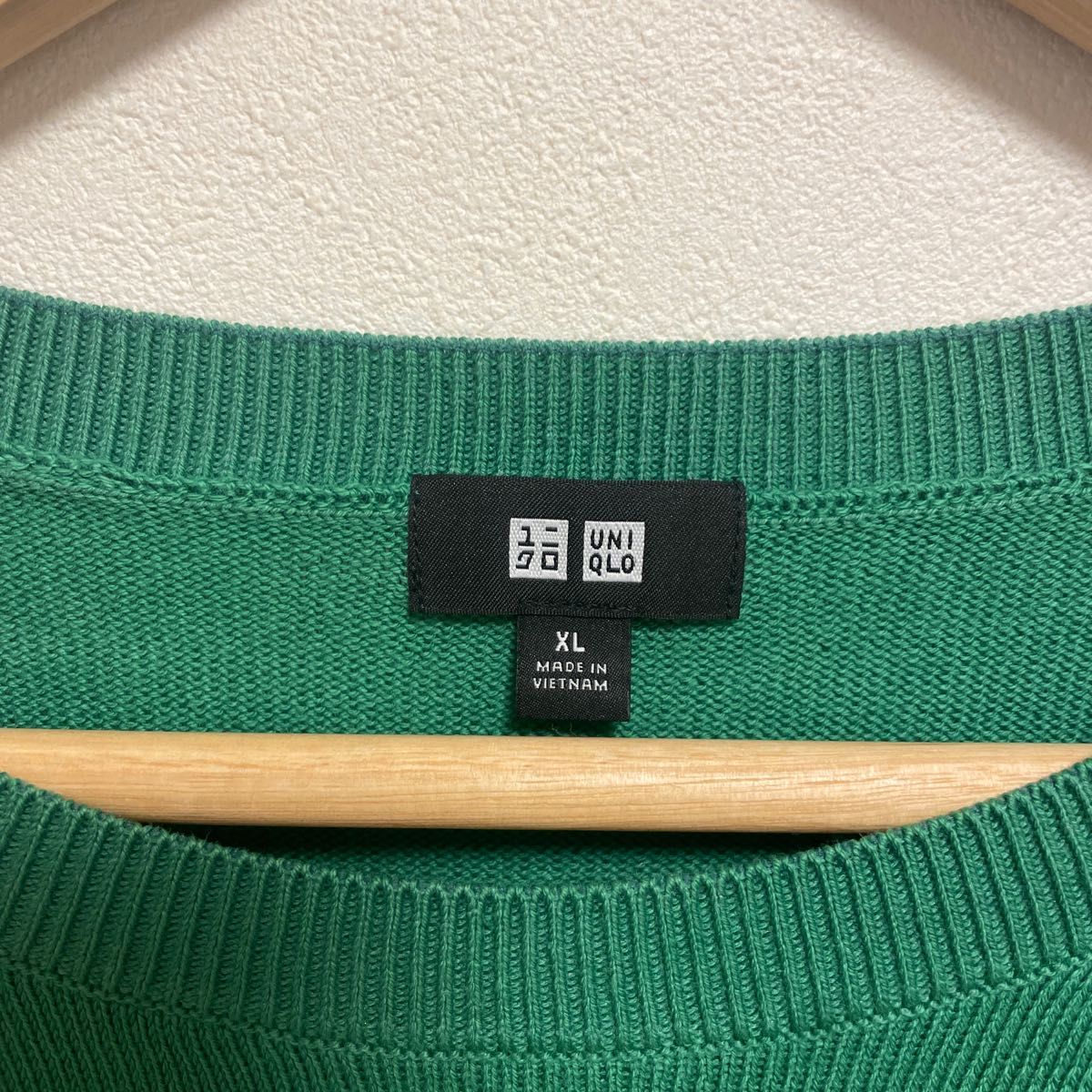 ユニクロ UNIQLO ウォッシャブルコットンクルーネックセーターXL ユニクロ UNIQLO ウォッシャブルコットンクルーネックセーターXL