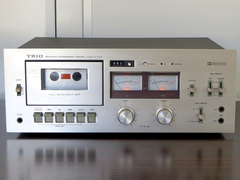 Yahoo!オークション - TRIO KX-7000 Stereo Caseette Deck トリオ ステ...