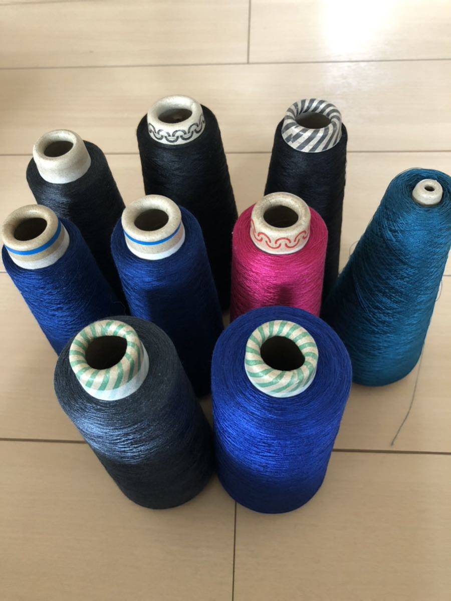 Yahoo!オークション - 貴重 高級シルク100％ 番手2/120【6986 バラエテ...