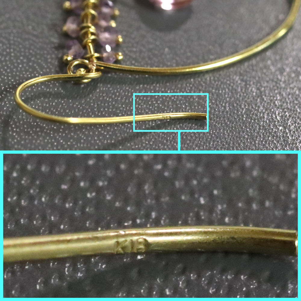 Yahoo!オークション - K18トルマリンピアス 4.1g