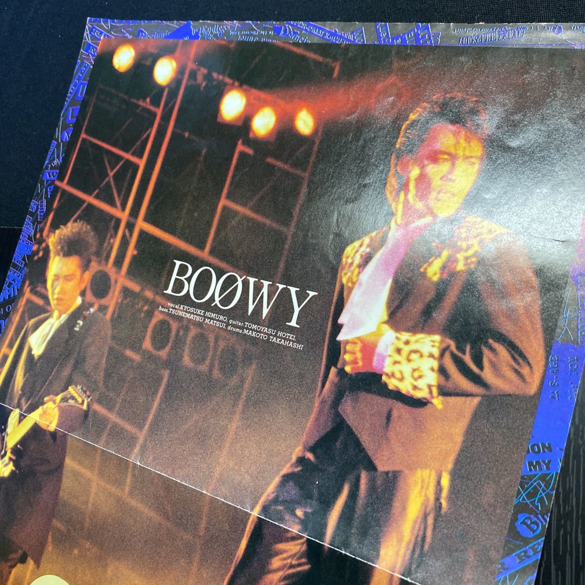 Yahoo!オークション - 【貴重】BOOWY 両面ポスター CASE OF BOOWY 1987...