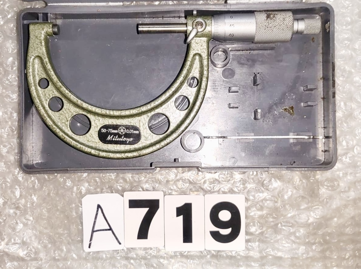 Yahoo!オークション - 外側マイクロメーター ミツトヨ 0.01mm 50-75m...